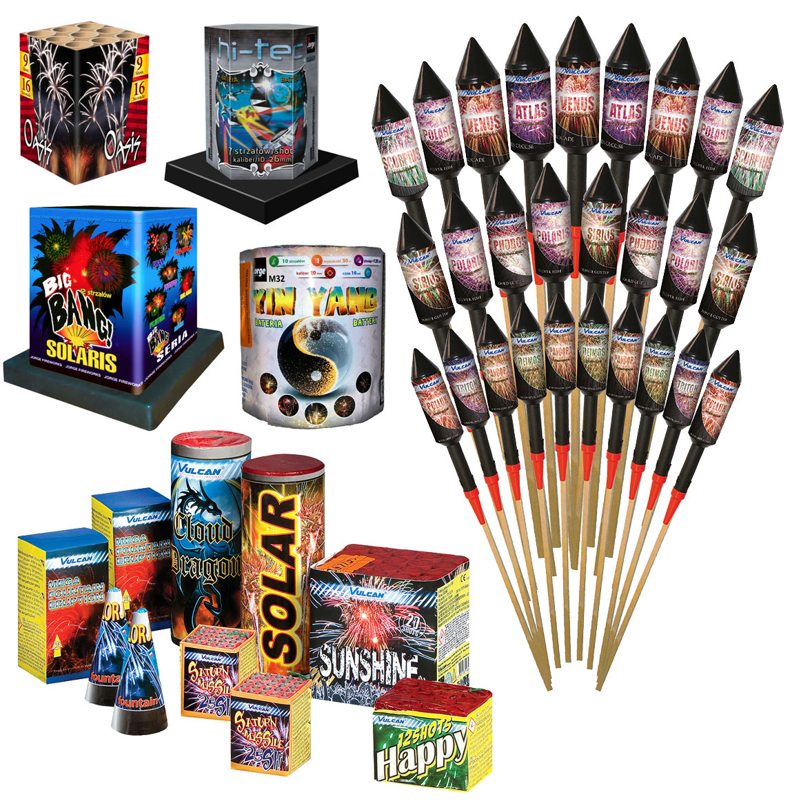 The Bumper Bargain Box – 41 Assorted Fireworks | Astounded Fireworks